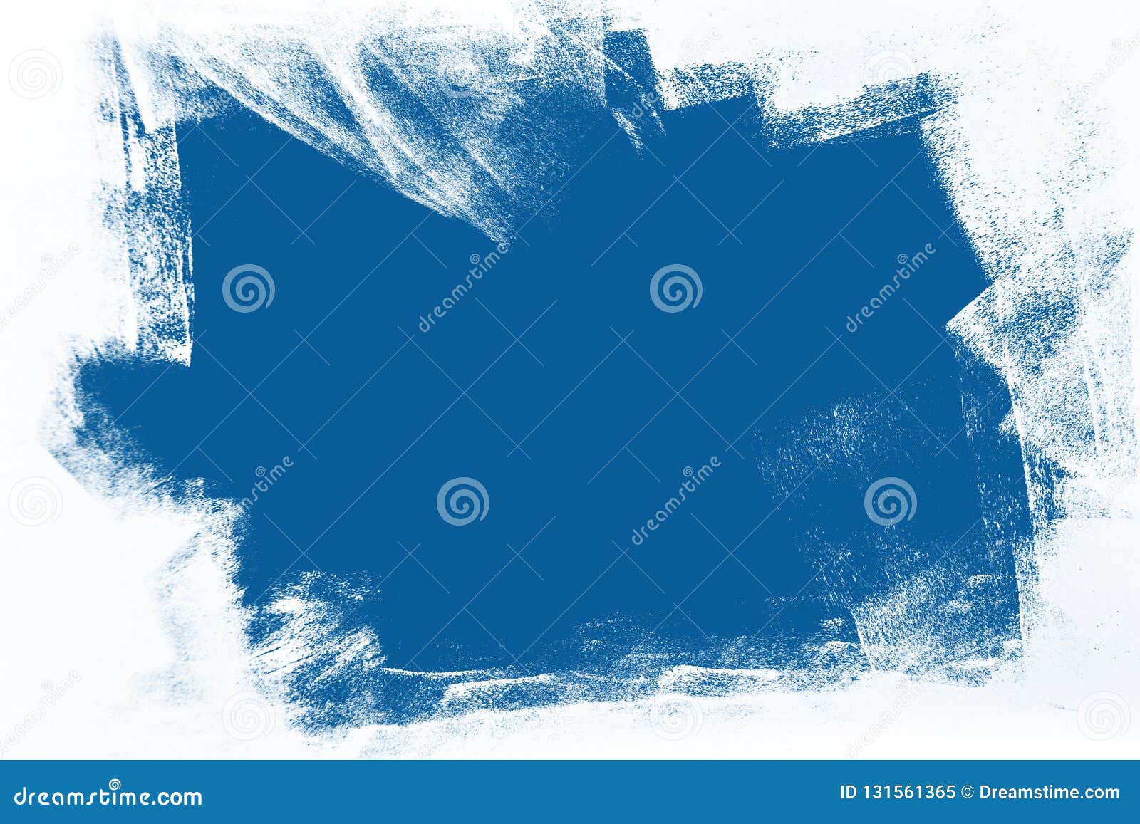 Blue and White Hand Painted Background Texture Stock Image - Image of ...