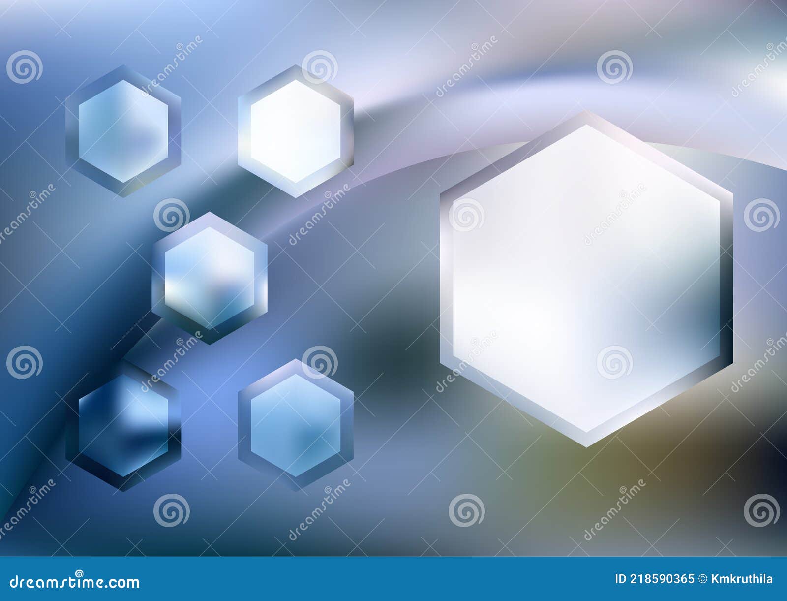 Blue and White Hexagon Shape Background Vector Art Stock Vector ...