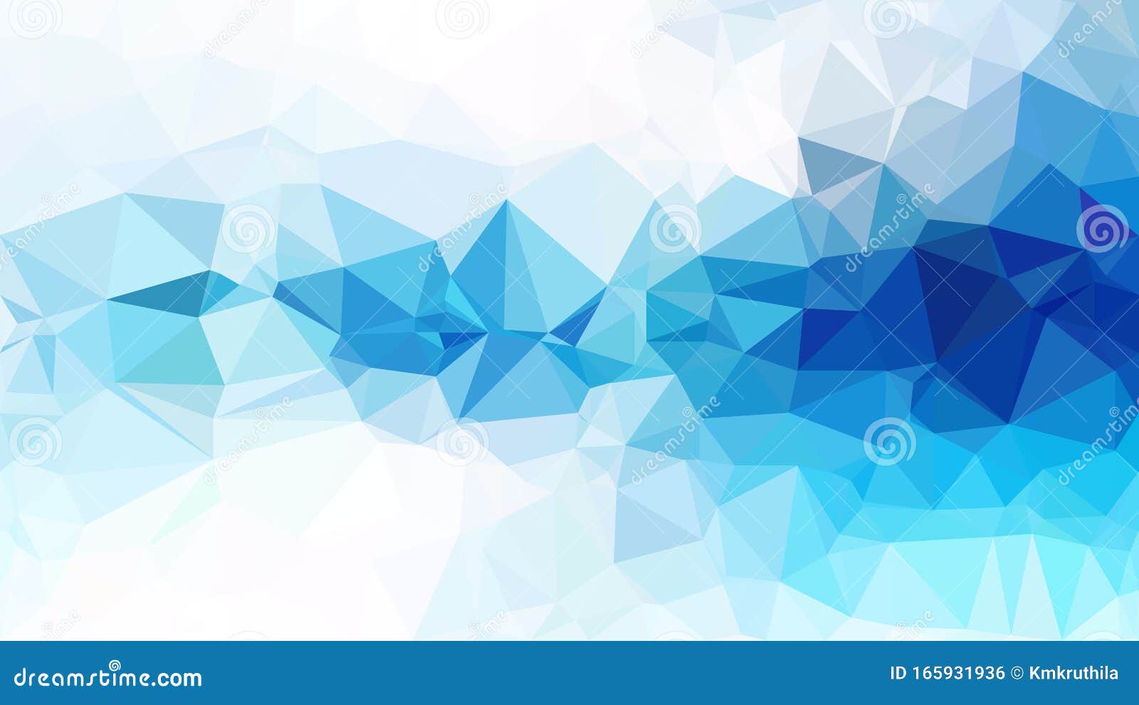 Blue and White Low Poly Background Stock Vector - Illustration of ...