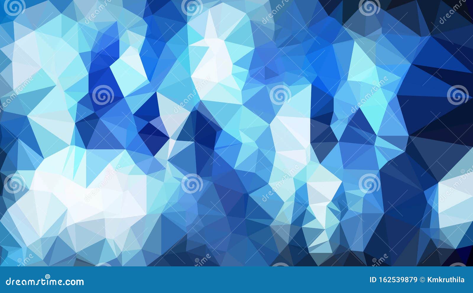 Blue and White Low Poly Background Design Vector Stock Vector ...