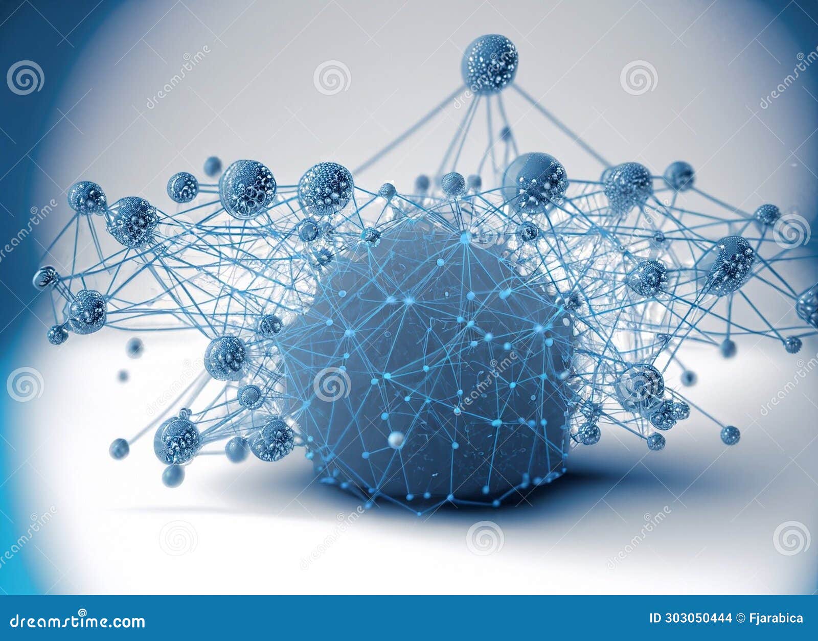 Nanoparticles Abstract Background Stock Illustration - Illustration of ...