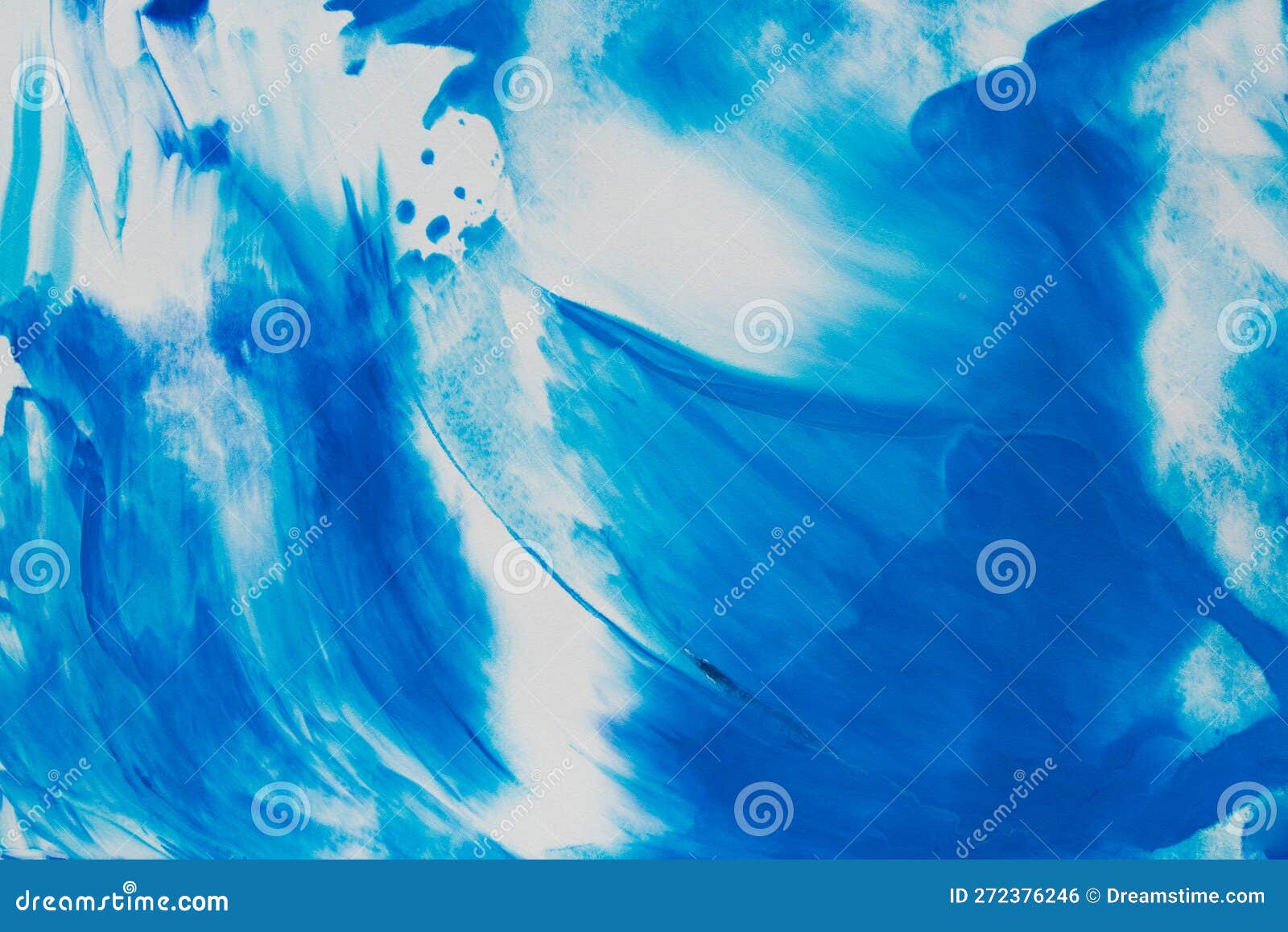 Blue and White Painted Background Texture Stock Photo - Image of ...