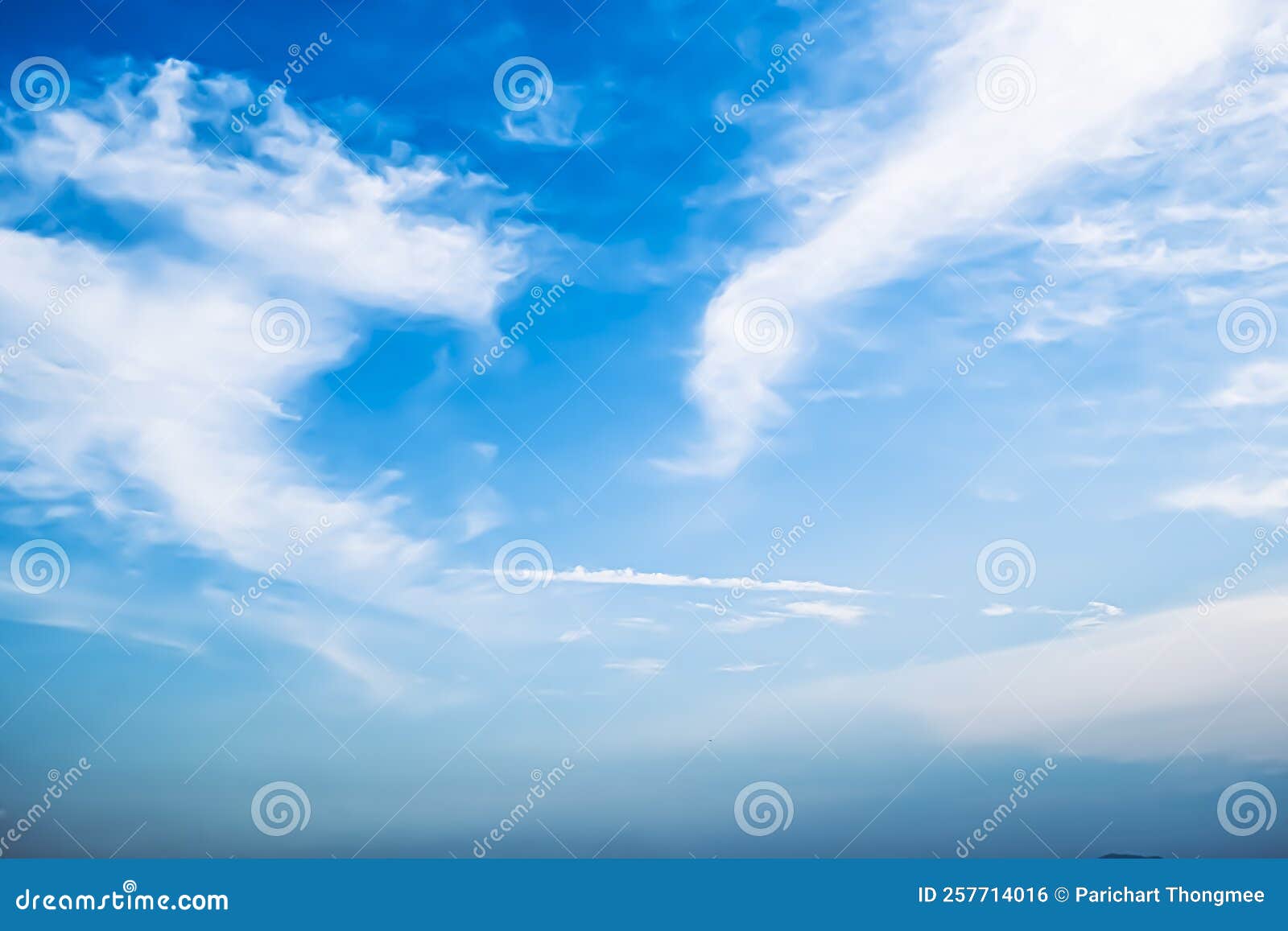 Summer Blue Sky Cloud Gradient Light White Background Stock Photo ...