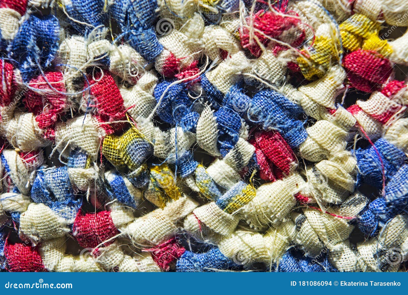 Blue Braided Fabric Texture Handwork the Cloth Stock Photo - Image of ...