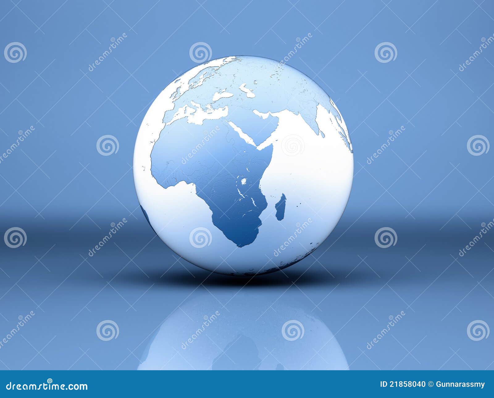 Blue and White Planet Earth Stock Illustration - Illustration of help ...