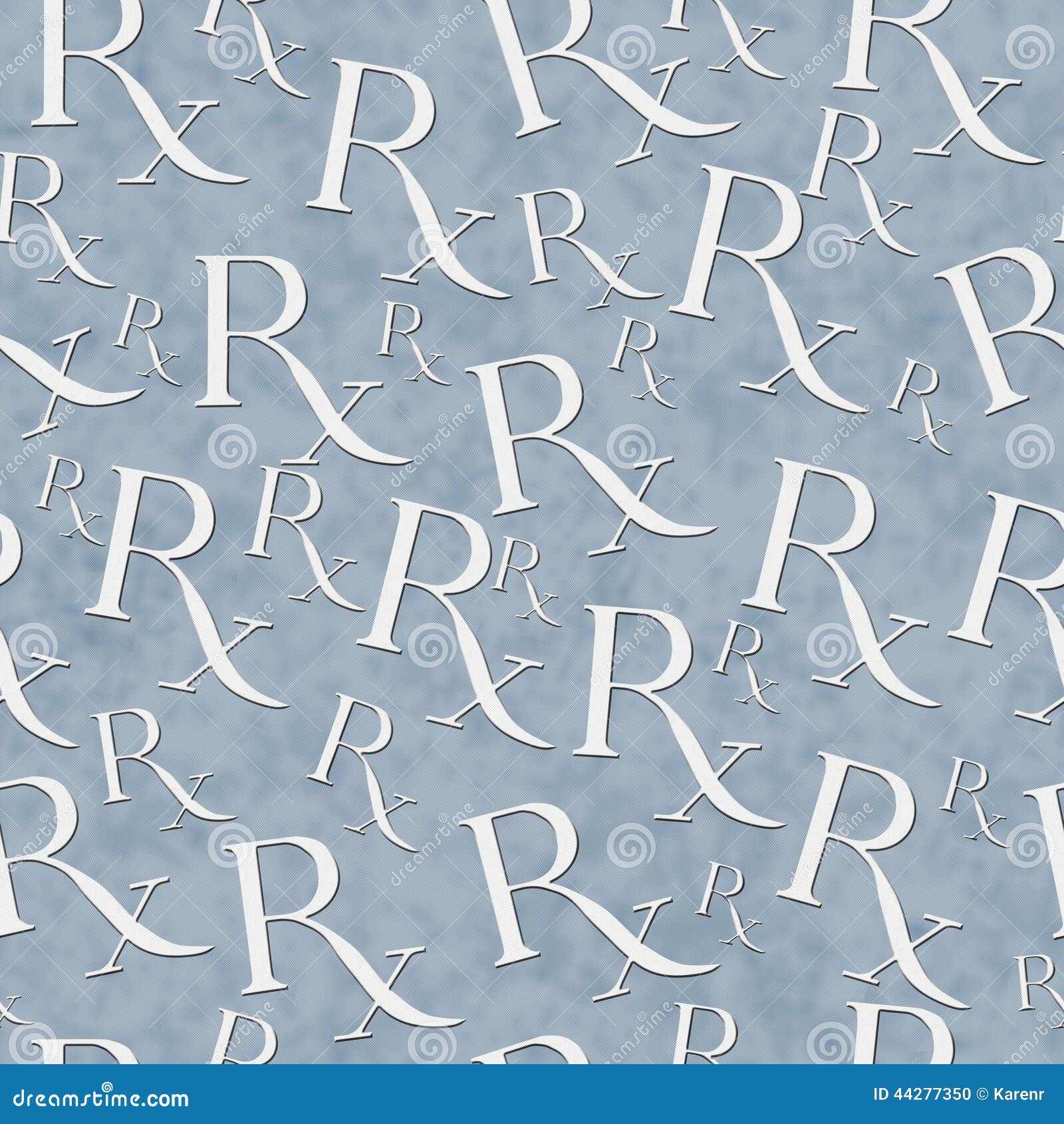 Blue and White Prescription Symbol Pattern Repeat Background Stock ...