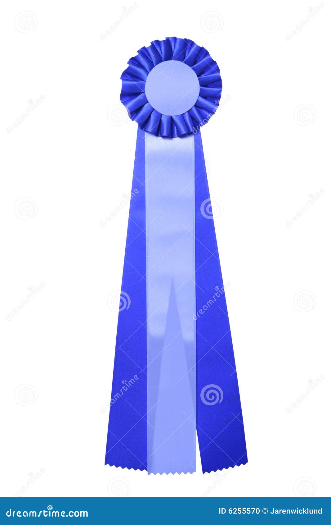 Blue and White Ribbon for Award or Prize Stock Photo - Image of pretty ...
