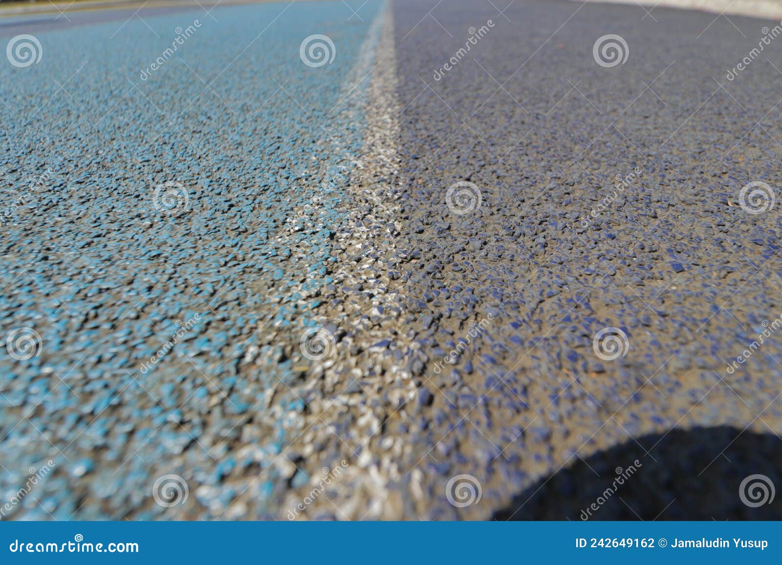 Blue and White Running Track Texture Stock Photo - Image of line ...