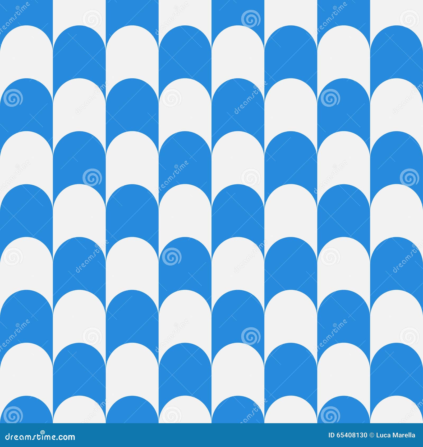 Blue and White Seamless Pattern Stock Vector - Illustration of shape ...