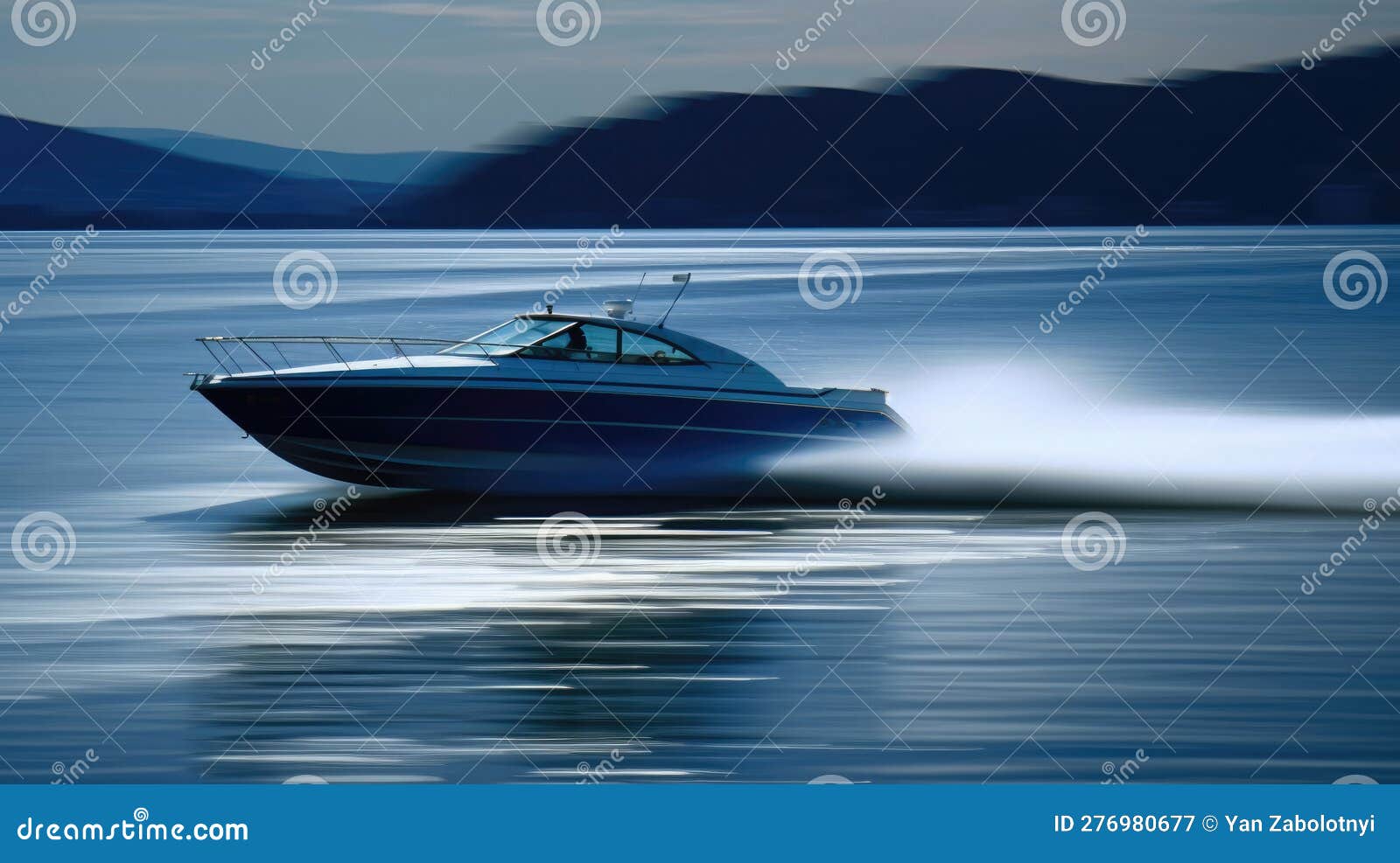 White Speedboat Isolated On White Background Royalty-Free Stock Image ...