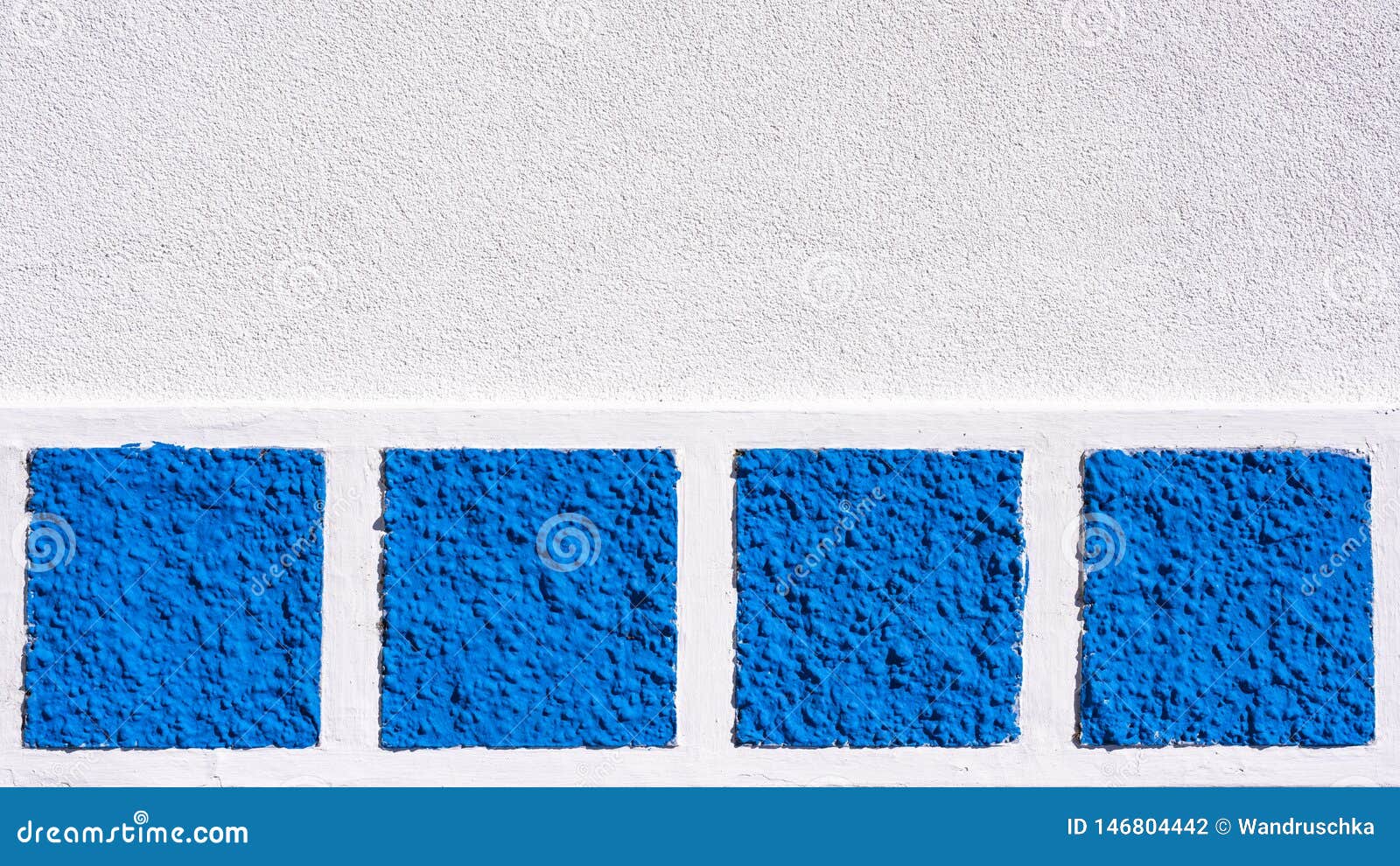 A Blue White Stone Wall with Pattern Stock Photo - Image of board ...