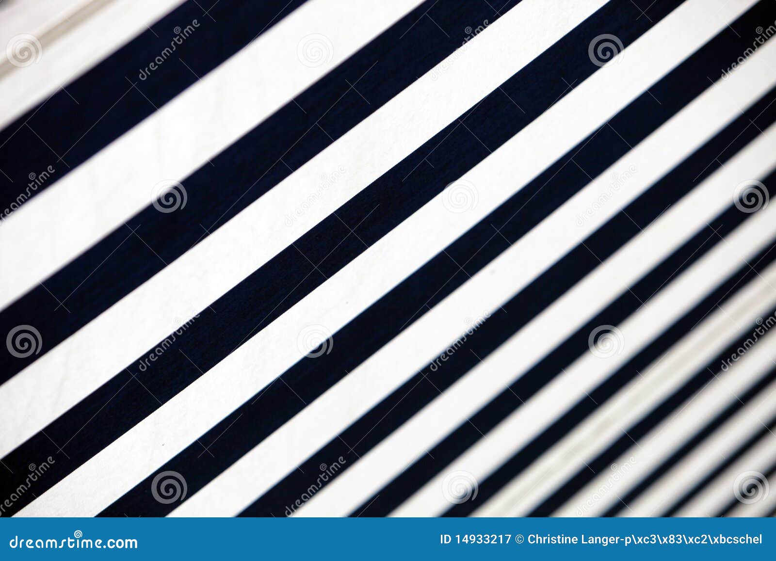 Blue-white- Striped Awning - Close-up Stock Image - Image of close ...