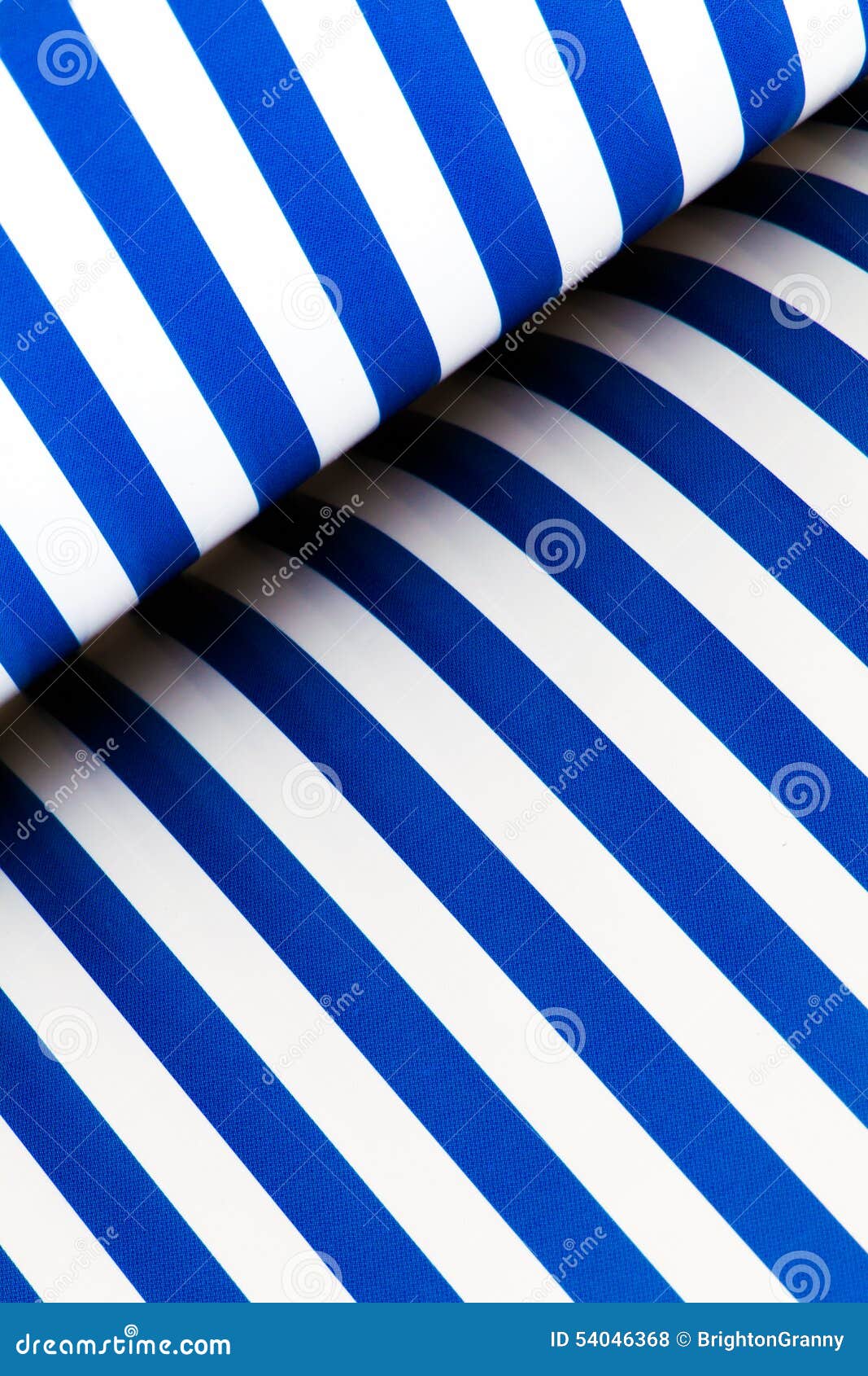 Blue and White Striped Paper Stock Photo - Image of rippled, striped ...