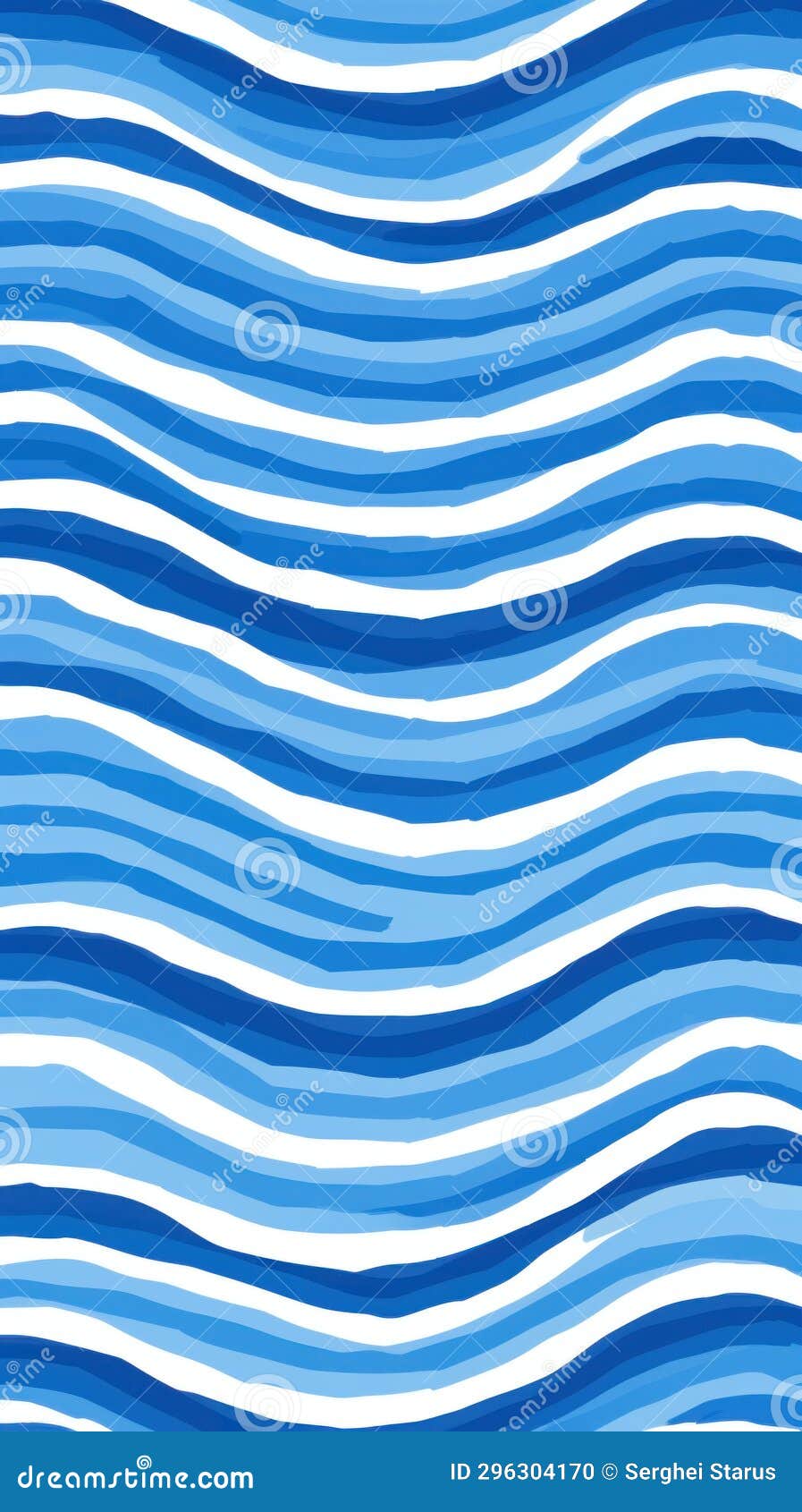 A Blue and White Striped Pattern, AI Stock Illustration - Illustration ...