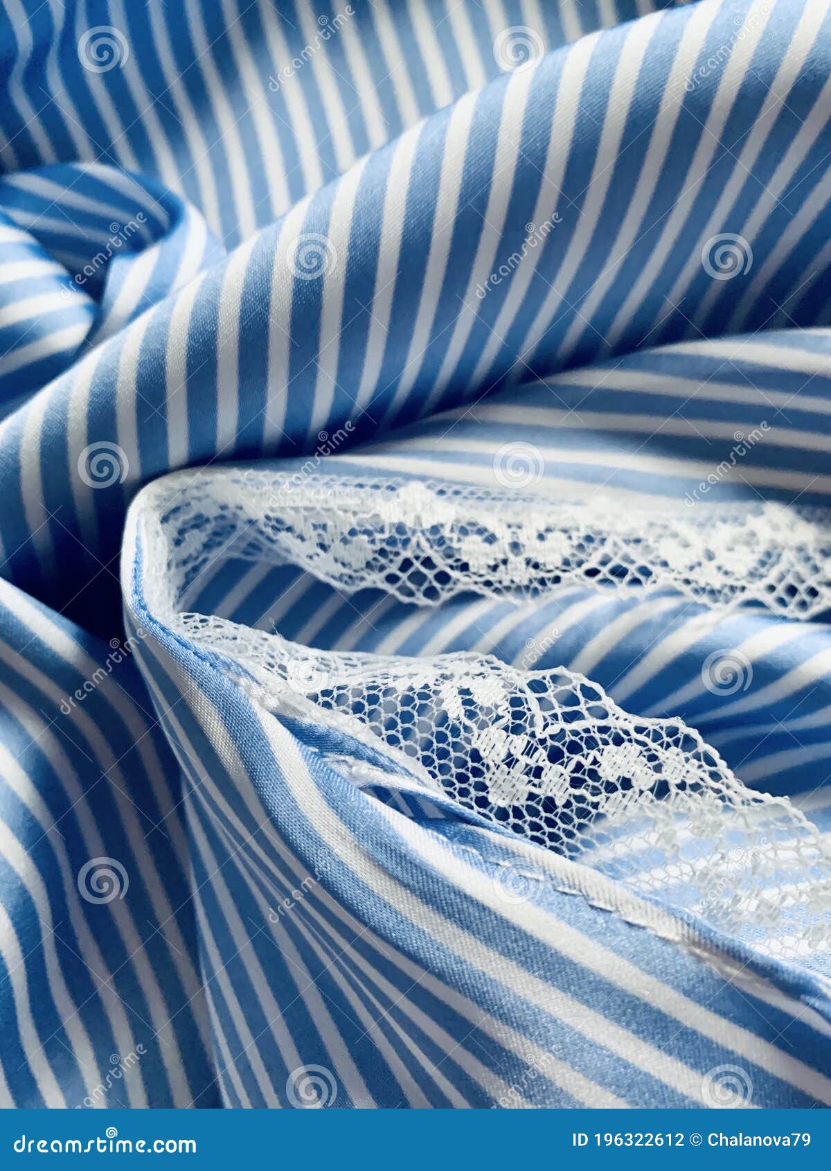 Blue and White Striped Texture Closeup Stock Photo - Image of line ...