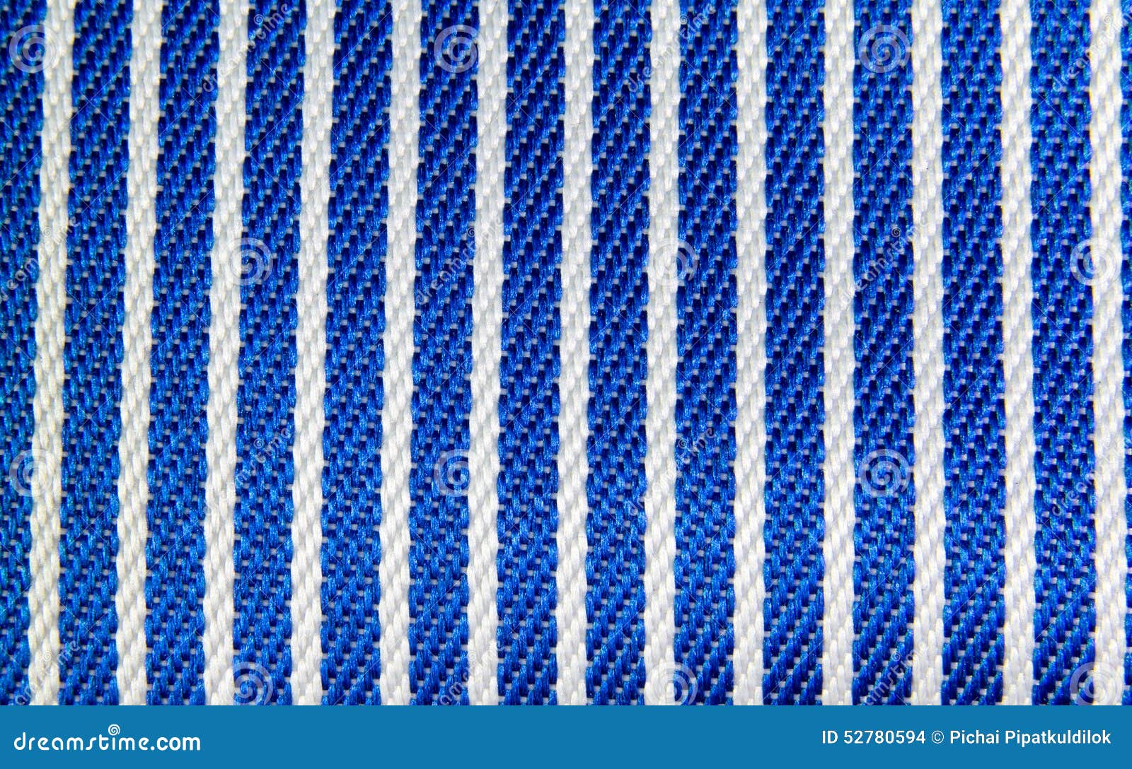 Blue and White Stripes Fabric Closeup Stock Photo - Image of surface ...
