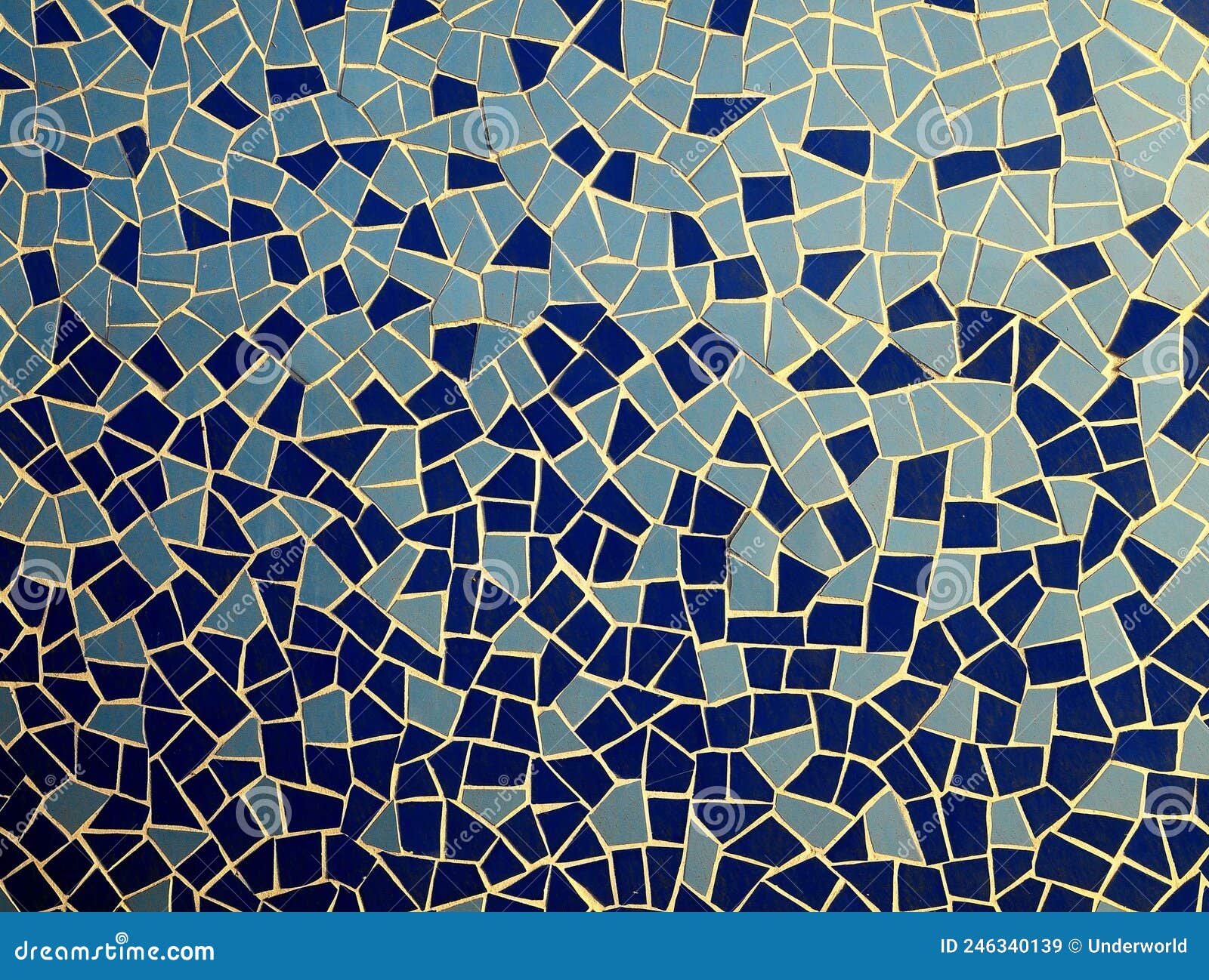Blue and White Texture Mosaic Stock Image - Image of design, ceramic ...