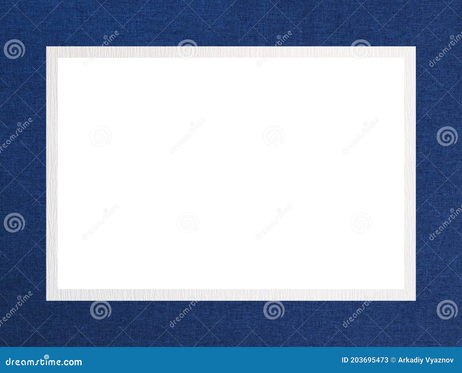 Blue and White Textured Decorative Rectangular Frame Stock Illustration ...