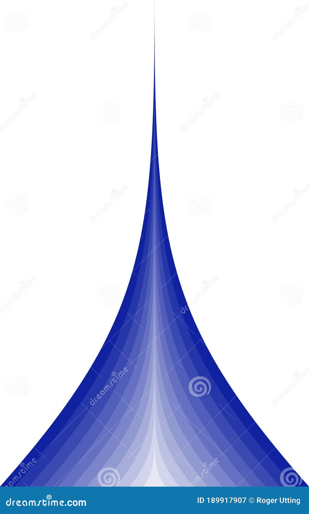 Triangular Tower. Futurist Layout Cartoon Vector | CartoonDealer.com ...