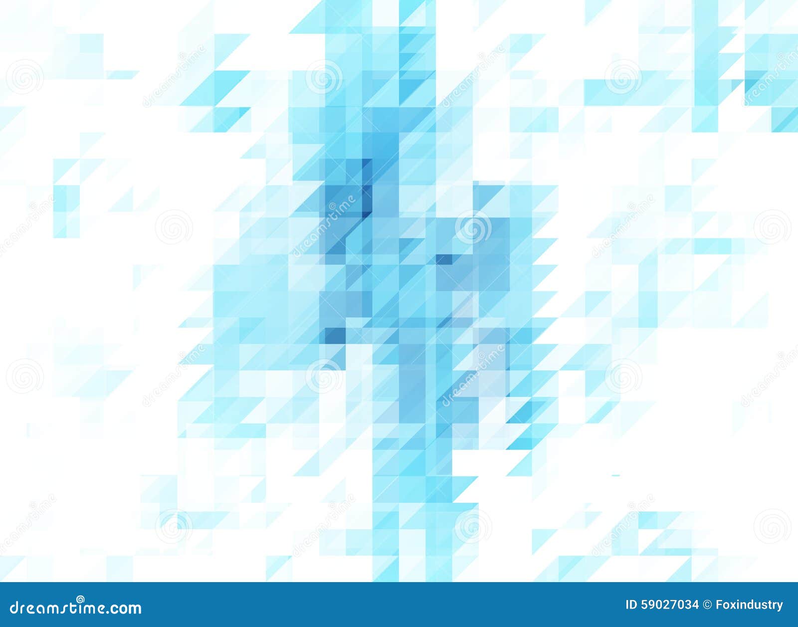 Blue White Triangle Pastel Background Double Exposure Stock Vector ...