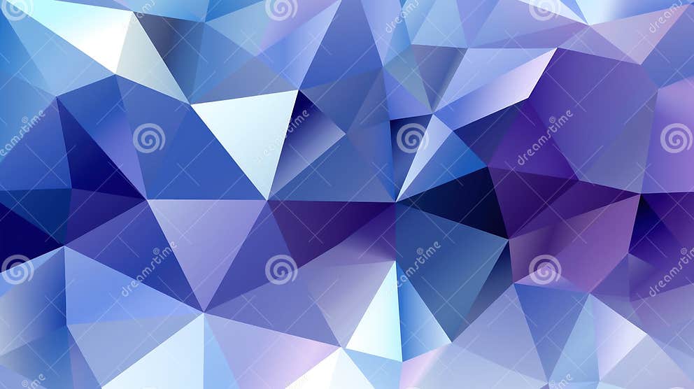A Blue and White Triangle Pattern Stock Illustration - Illustration of ...