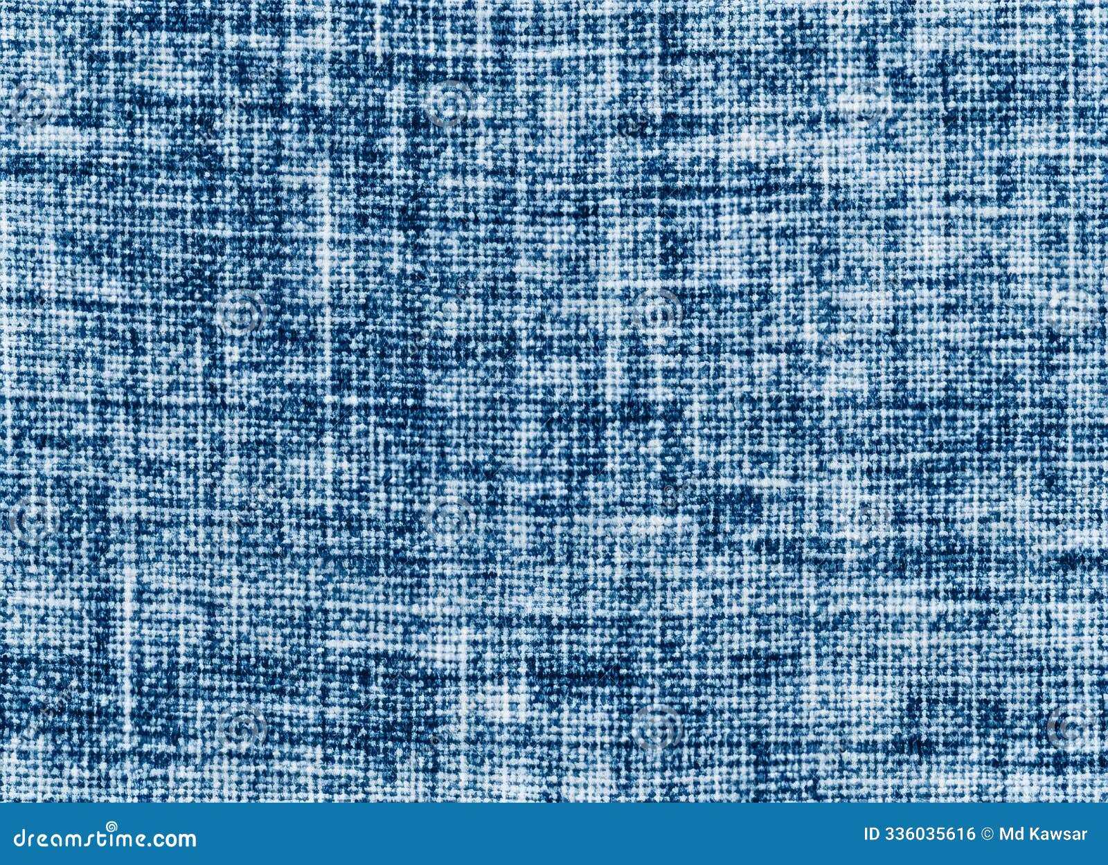 Seamless Blue and White Tweed Fabric Texture Stock Illustration ...