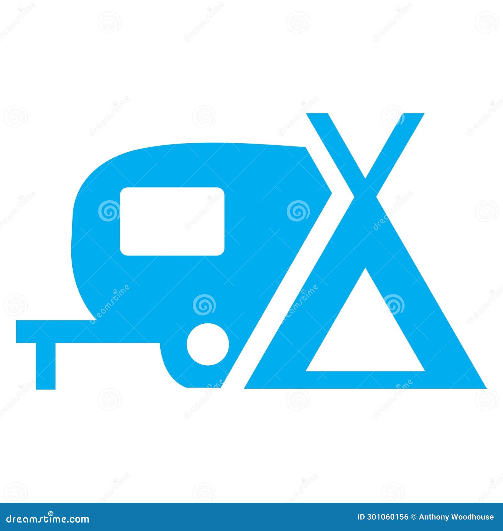 Caravanning Icon. Simple Line Element Caravanning Symbol For Templates ...