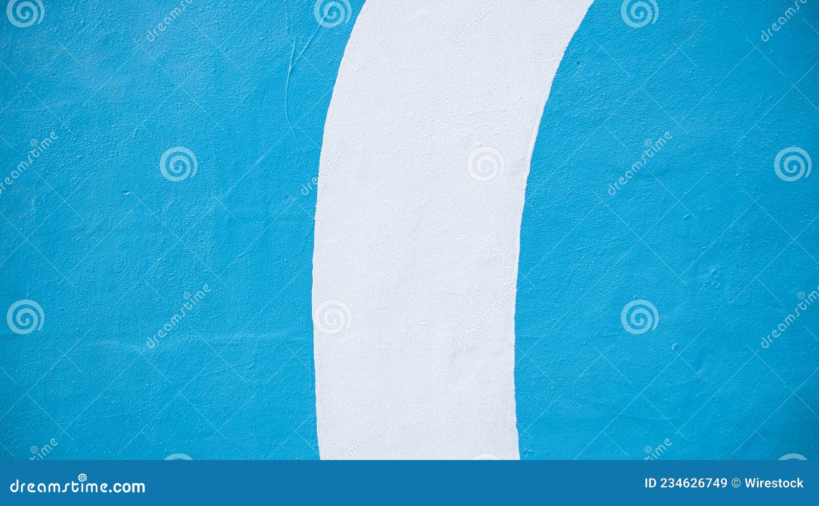 Blue and White Wall As Background, Texture Stock Image - Image of ...