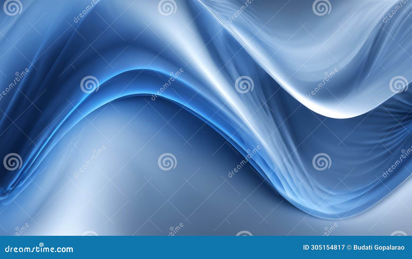 A Blue and White Wave in the Ocean Stock Illustration - Illustration of ...
