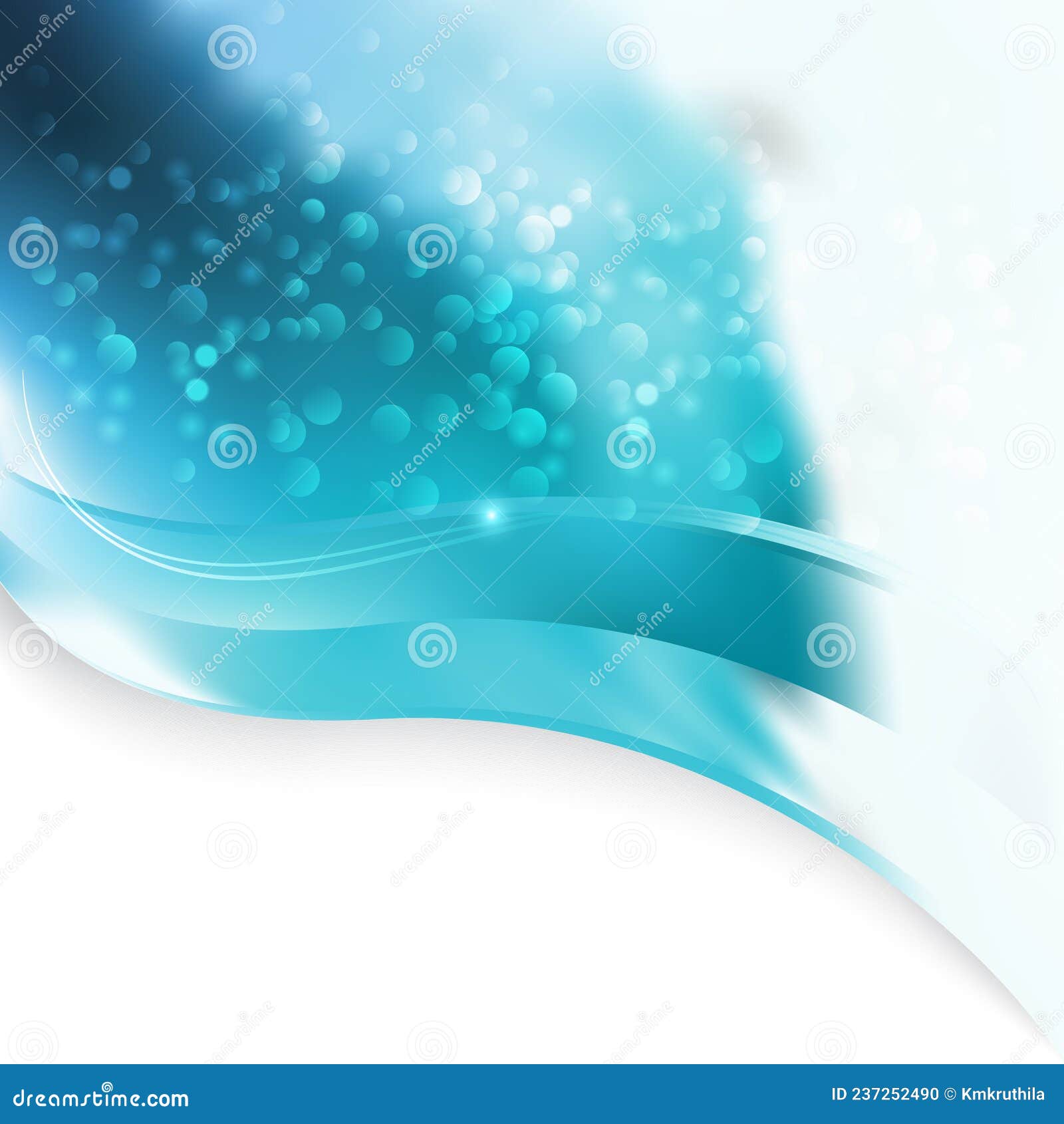 Blue and White Wave Powerpoint Background Vector Image Beautiful ...