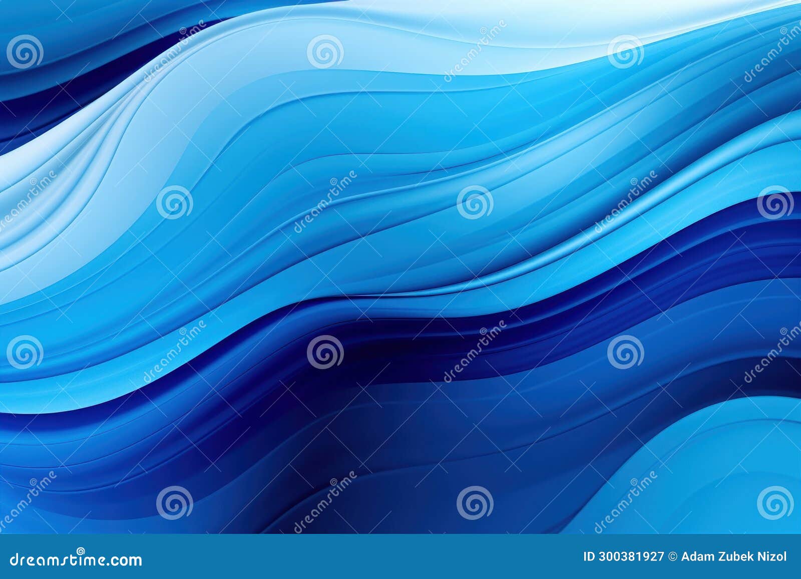 A Blue and White Wavy Background Stock Illustration - Illustration of ...