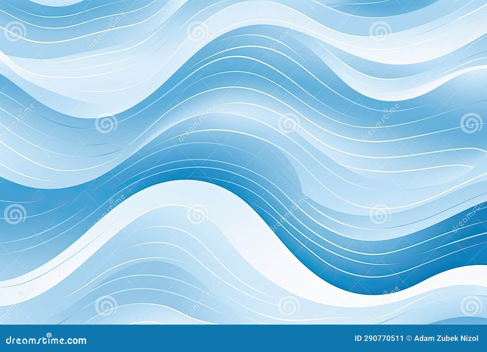 A Blue and White Wavy Lines Stock Illustration - Illustration of ...