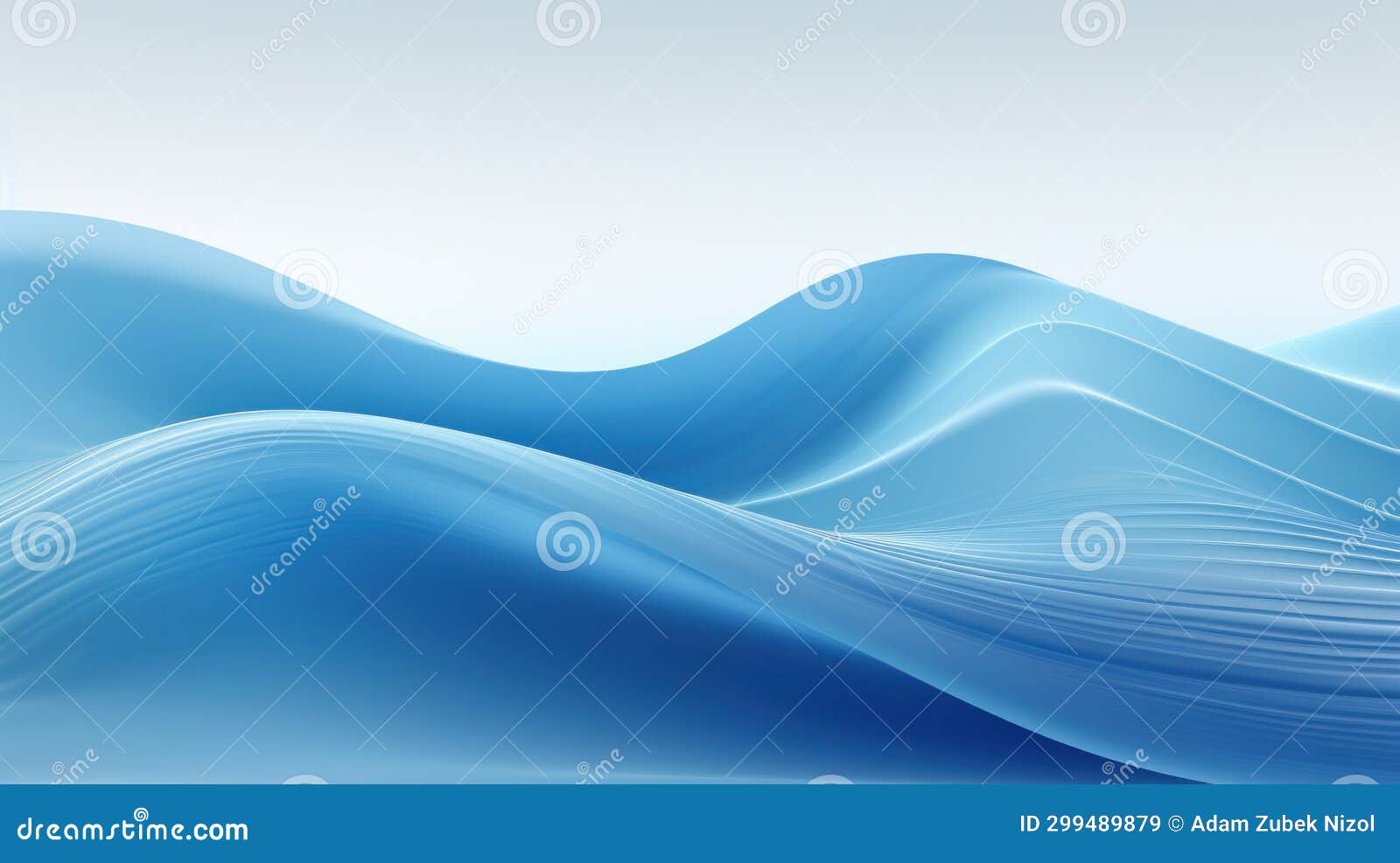 A Blue and White Wavy Lines Stock Illustration - Illustration of ...