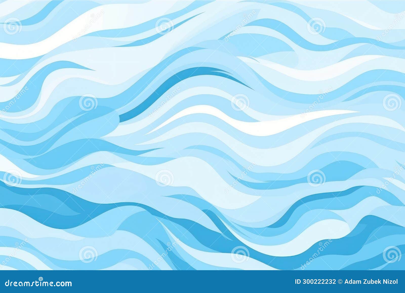 A Blue and White Wavy Pattern Stock Illustration - Illustration of wavy ...