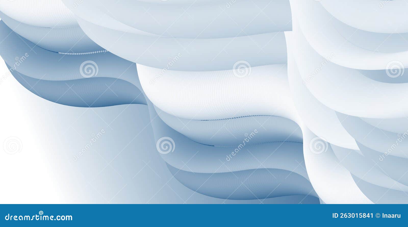 Blue and White Wavy Surface. Minimalistic Design Stock Vector ...