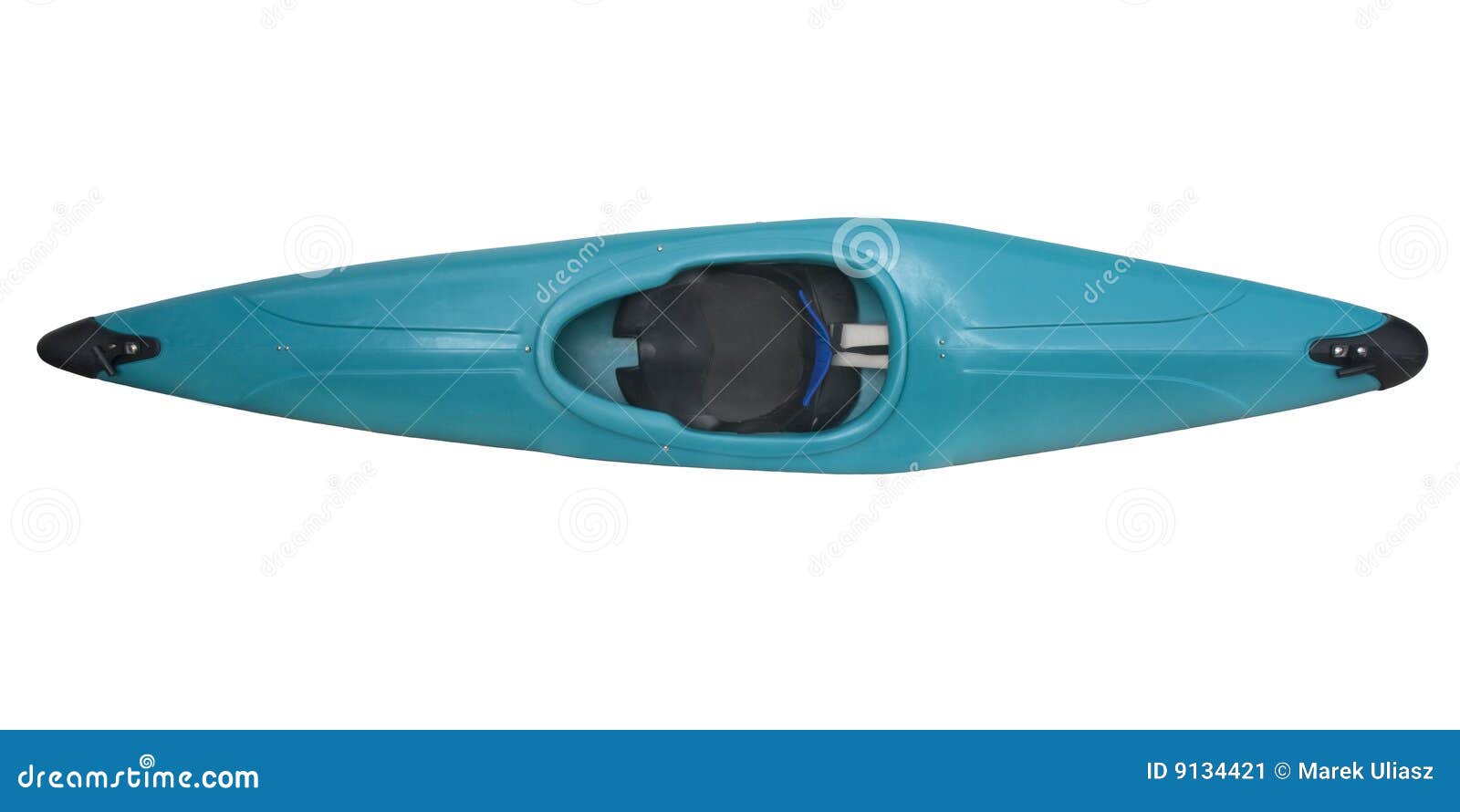 Blue whitewater kayak stock image. Image of support, path - 9134421