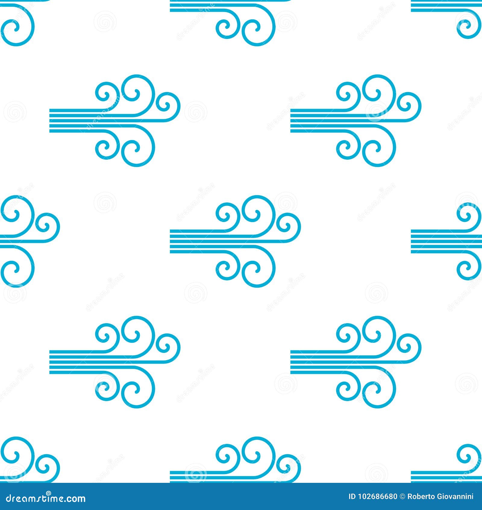 Blue Wind Air Turbine Energy Sky World Environment Day Vector ...