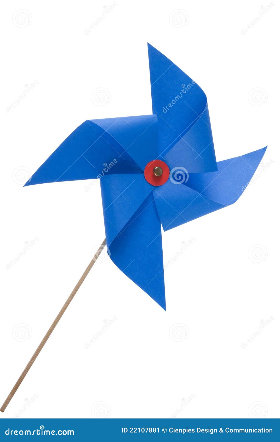 Blue windmill toy stock image. Image of plastic, environment - 22107881