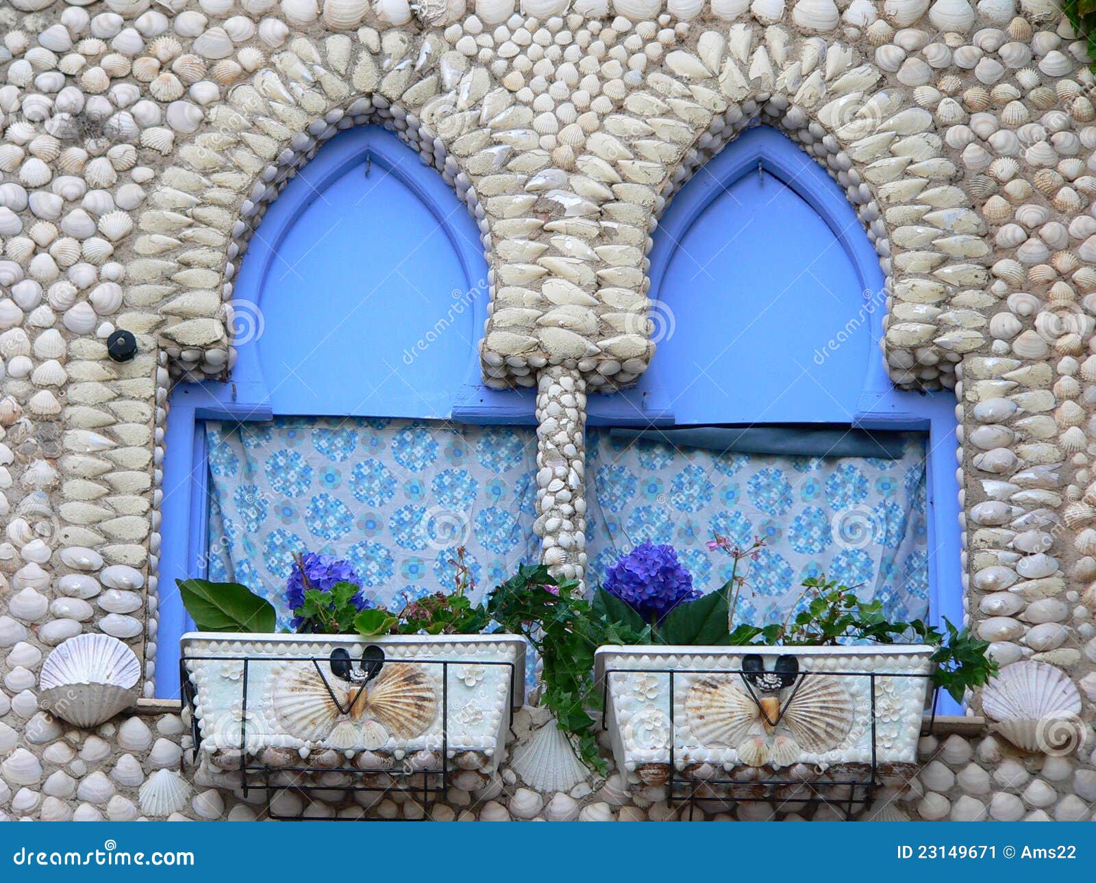 Blue window stock image. Image of building, column, europe - 23149671