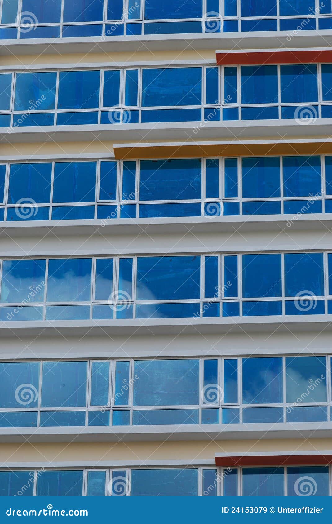 Blue Window Panes stock image. Image of skyscraper, blue - 24153079