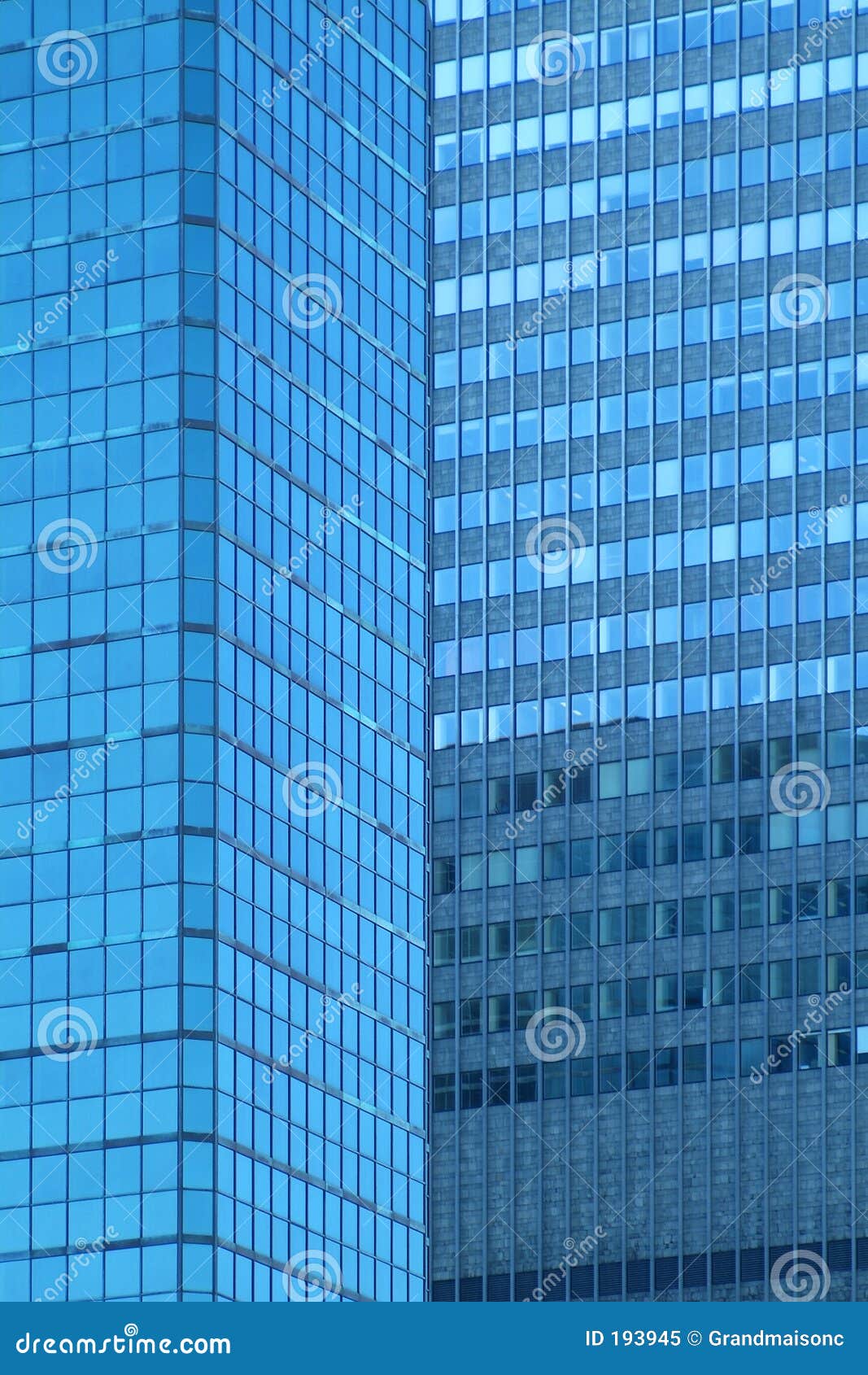 Blue windows stock image. Image of windows, place, skyscrapper - 193945
