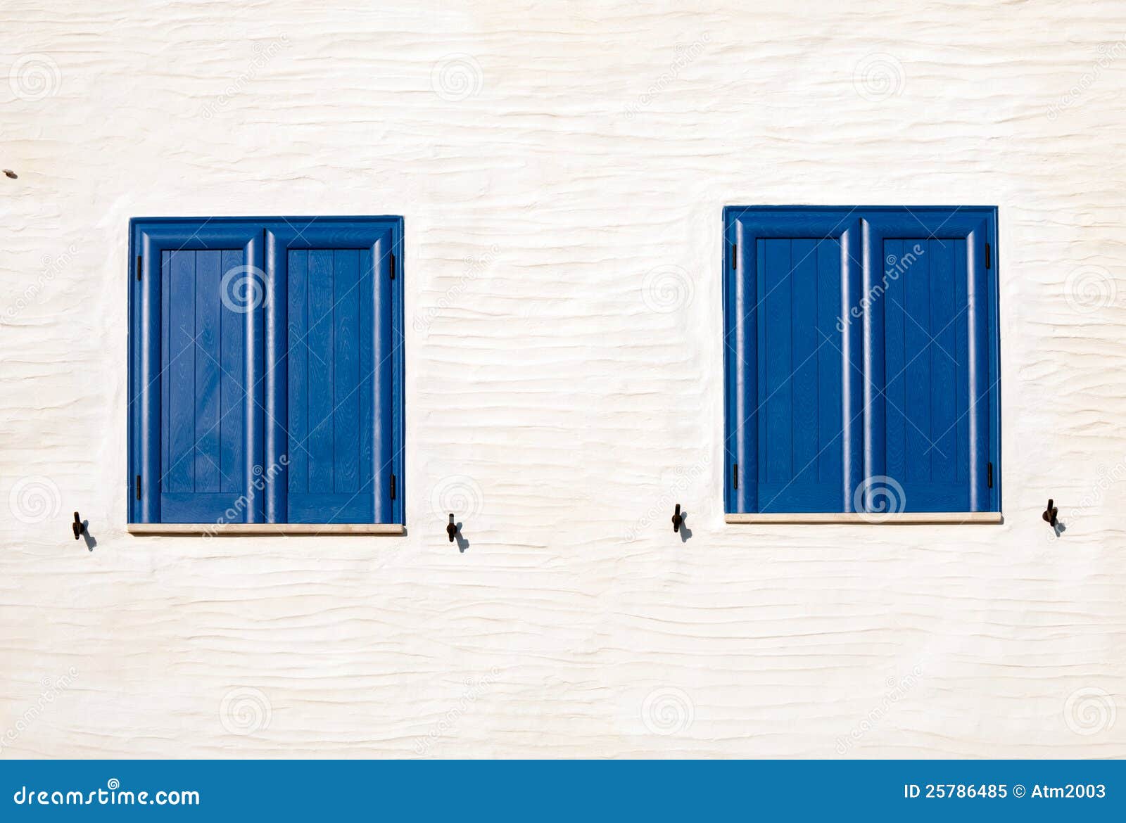 Blue windows stock image. Image of vintage, home, building - 25786485