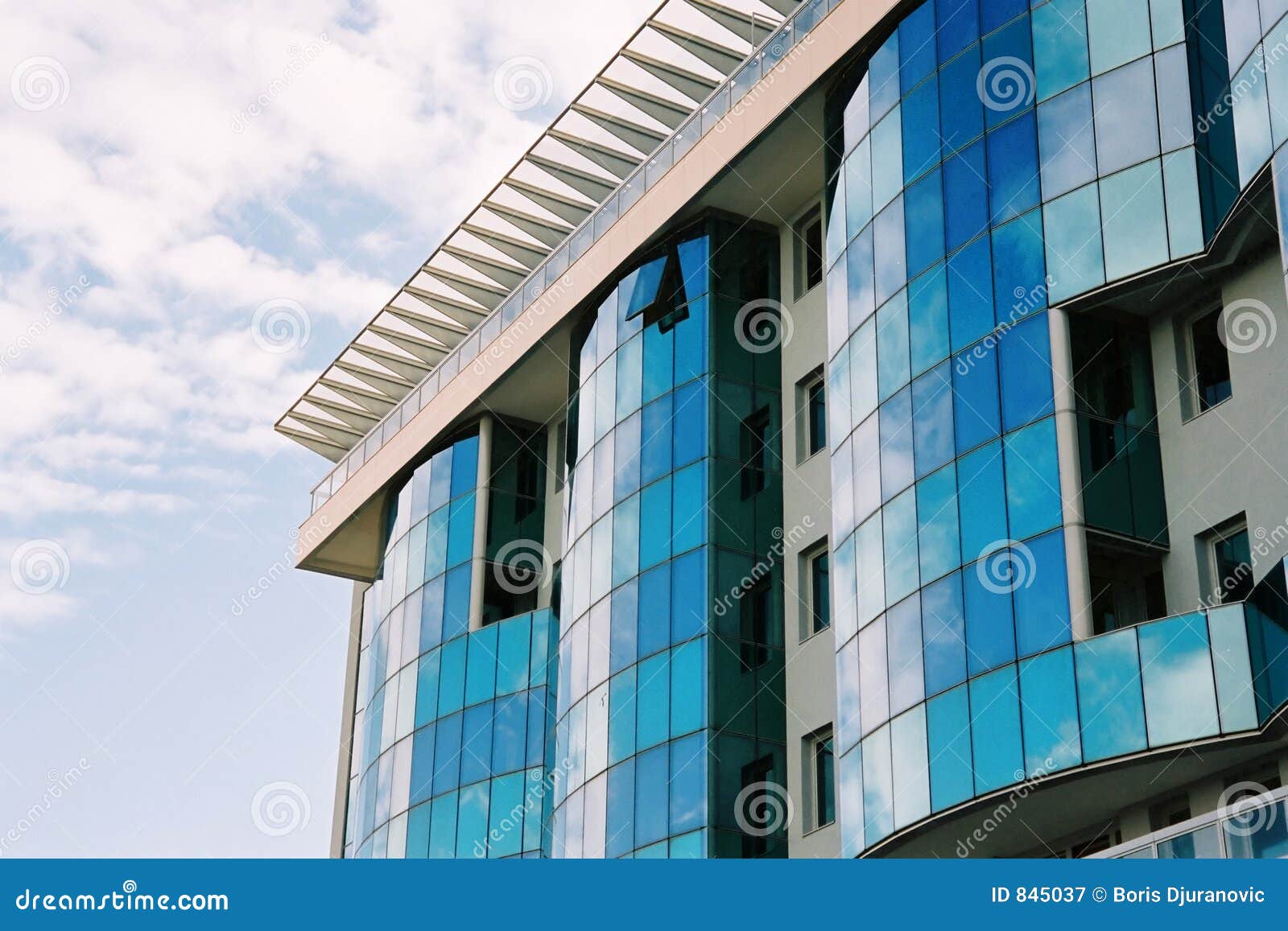 Blue windows stock image. Image of modern, window, places - 845037