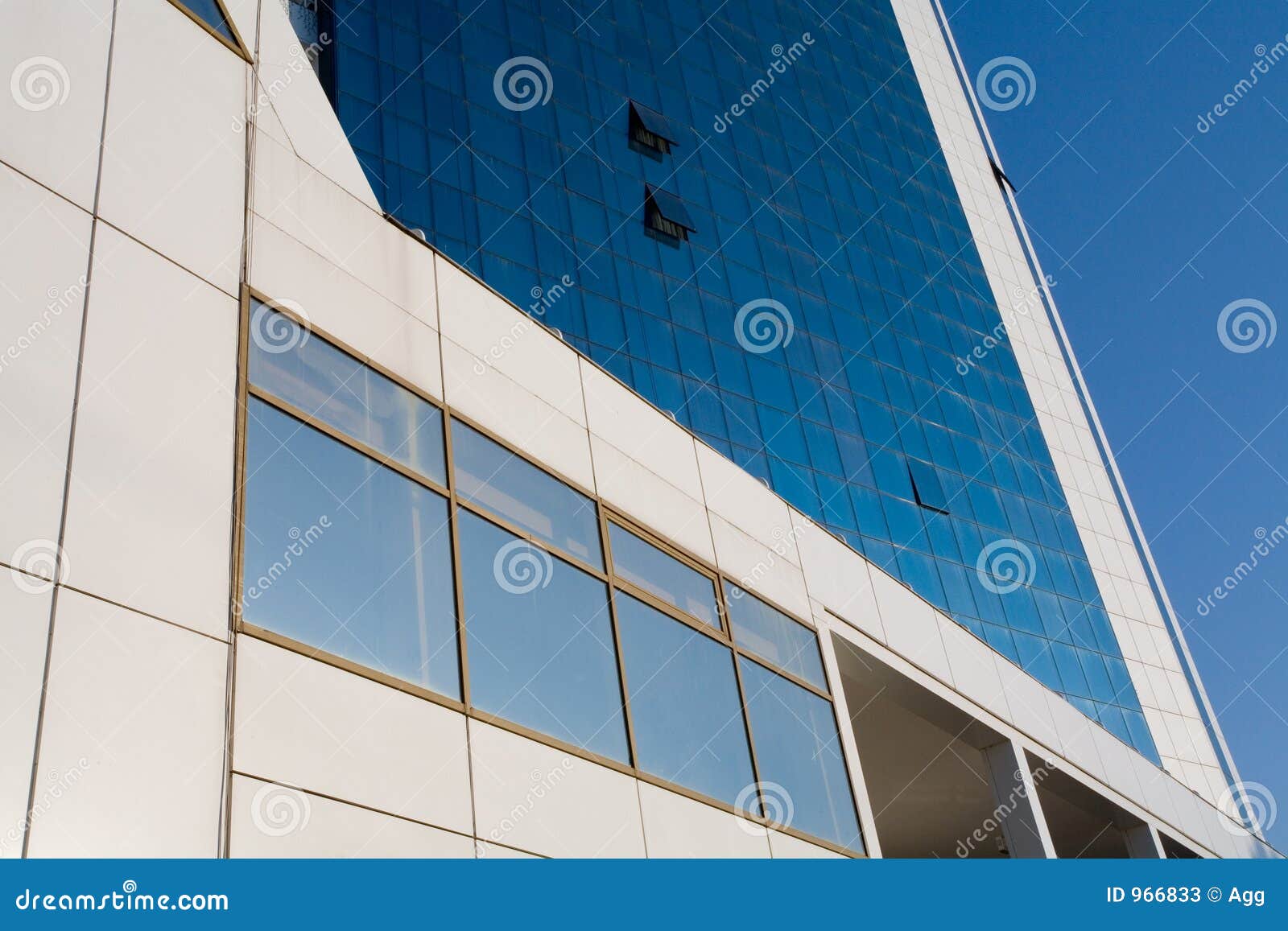 Blue windows stock image. Image of building, docklands - 966833