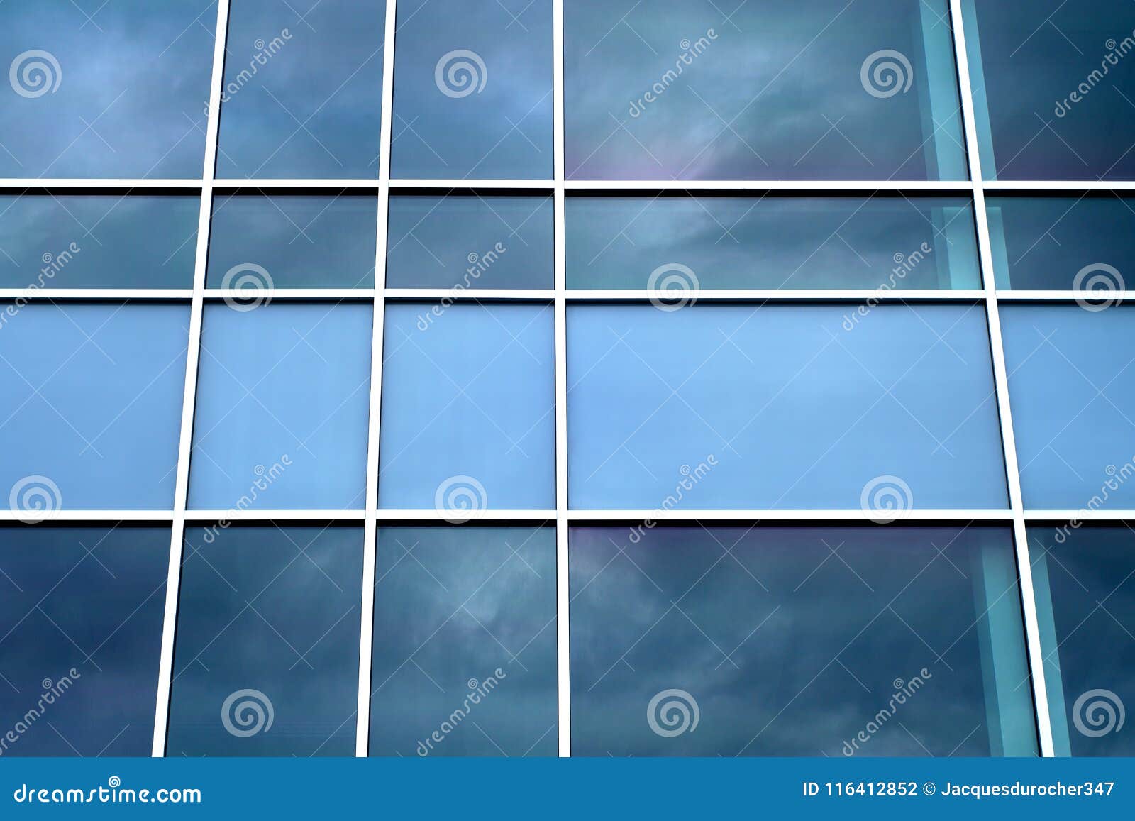 Blue Windows Perspective Background Square Corporate Design Stock Photo ...