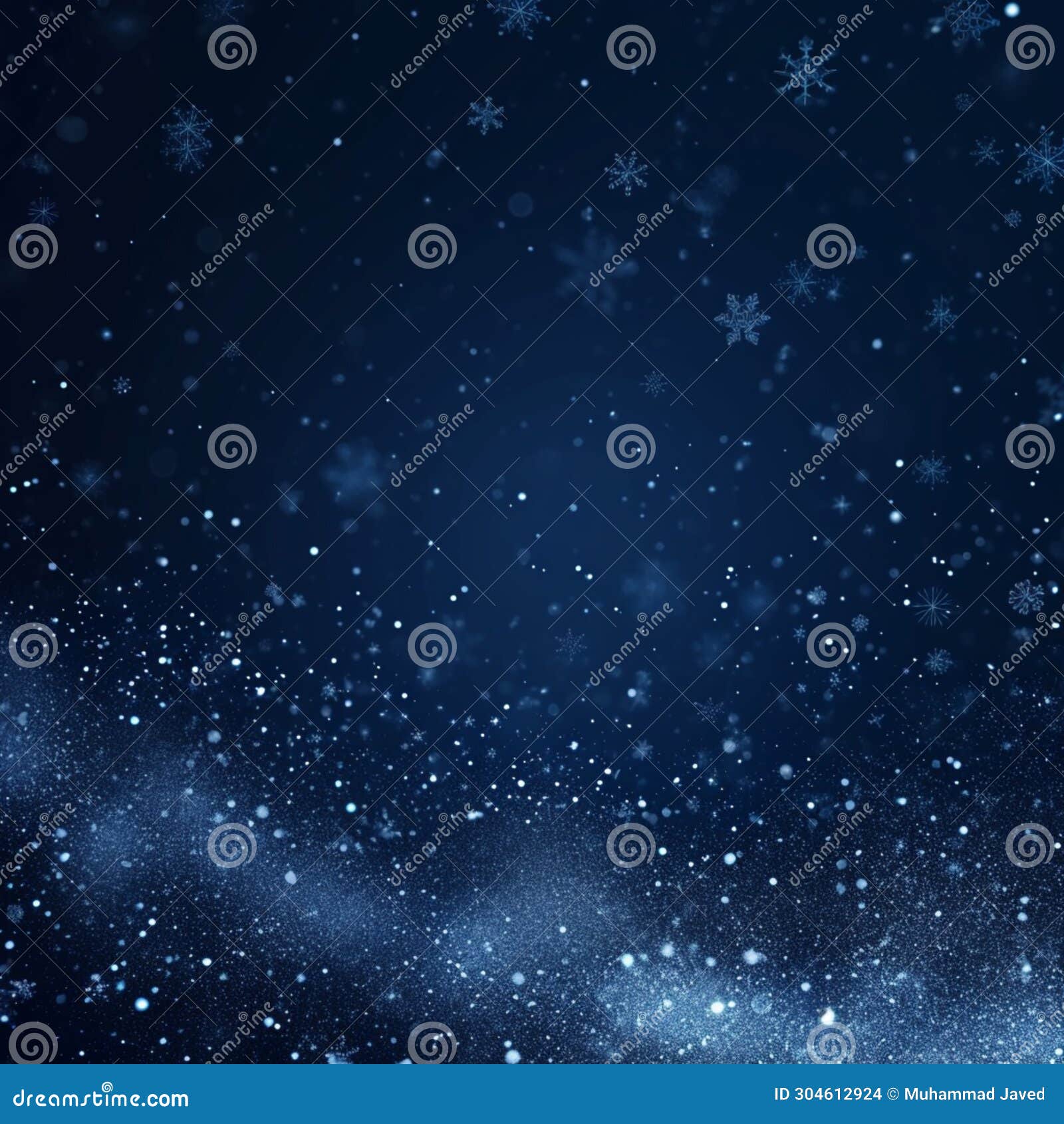 Blue Winter Night Abstract Gradient Background with Dark Snow Texture ...