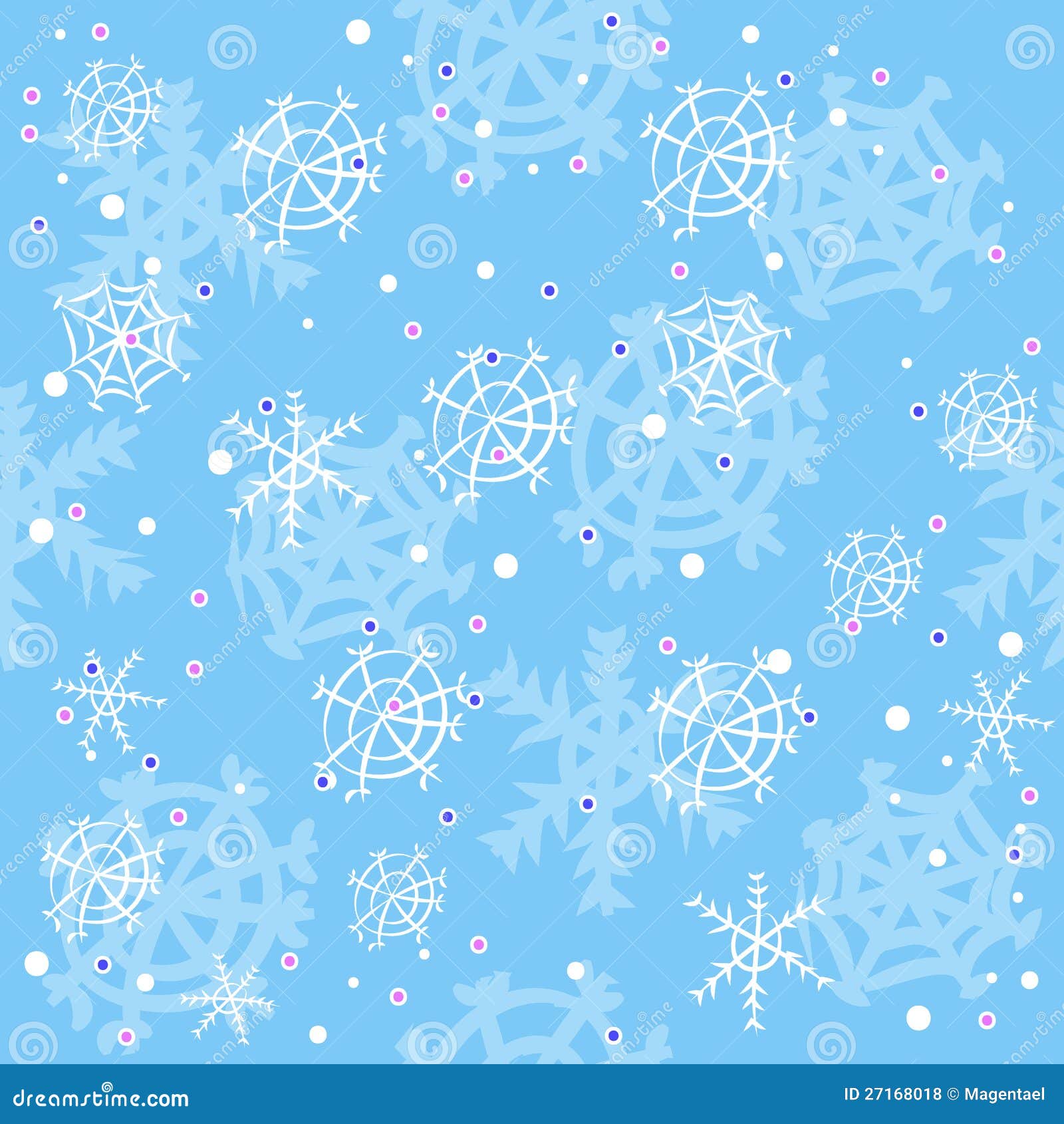 Blue winter pattern stock illustration. Illustration of abstract - 27168018