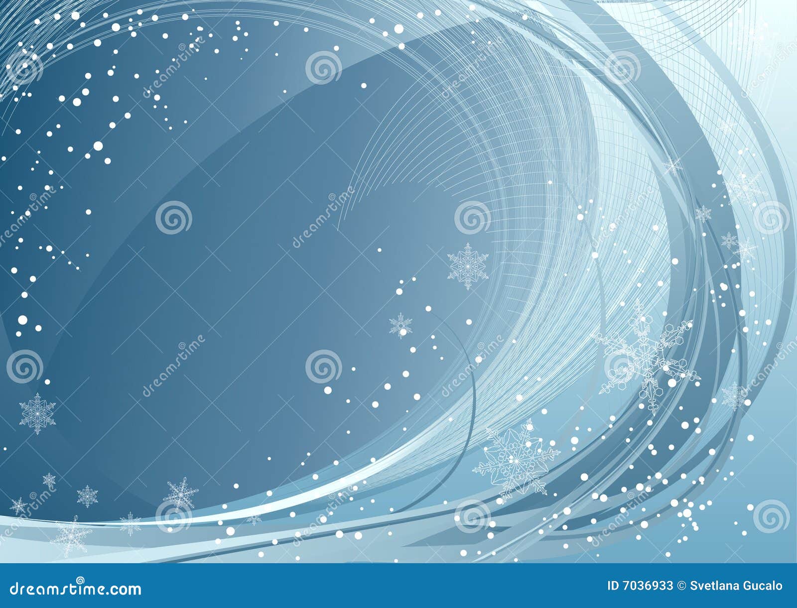 Blue winter pattern stock vector. Illustration of snowing - 7036933