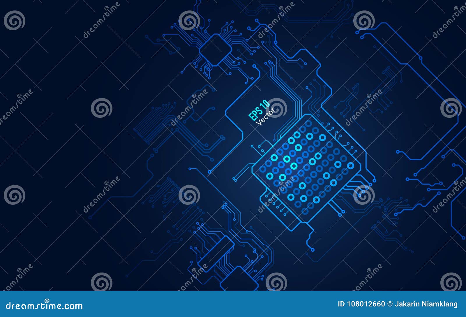 Blue Wire Background stock vector. Illustration of electrical - 108012660