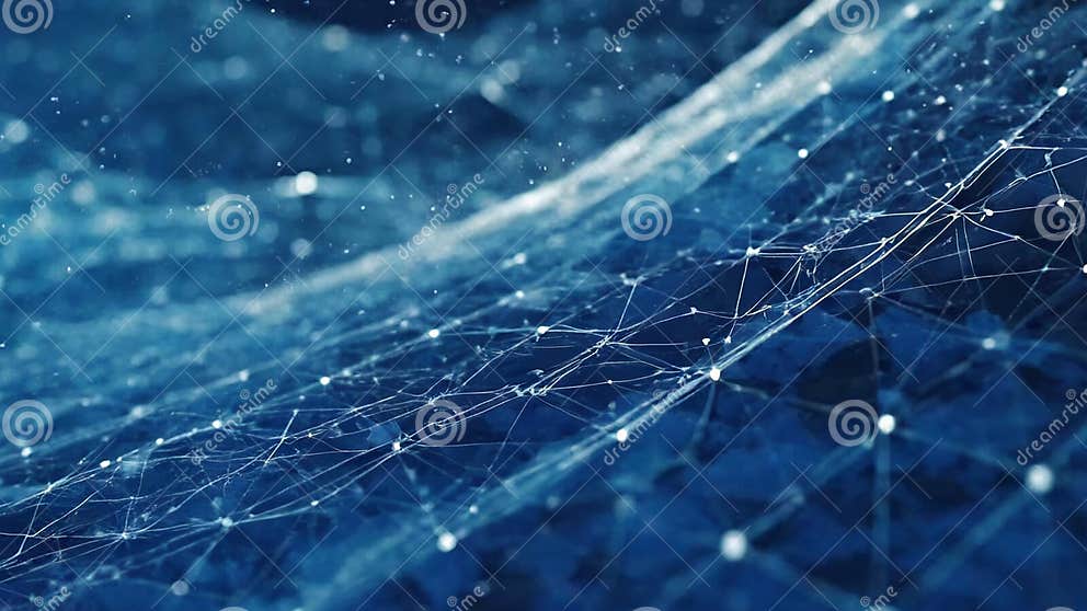 Blue Wireframe Texture Background Pattern Futuristic Technology Stock ...
